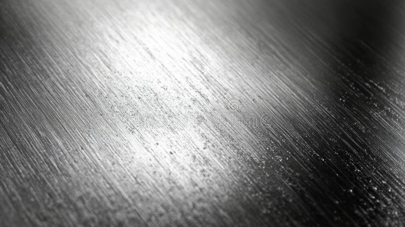 Brushed Metal Surface with Light Reflection Creating Metallic Texture ...