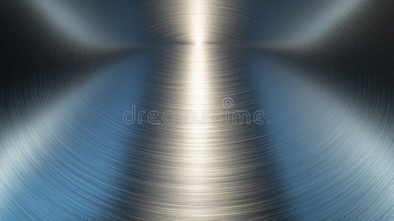 Brushed Metal Surface Showing Circular Grain Pattern Stock Illustration ...