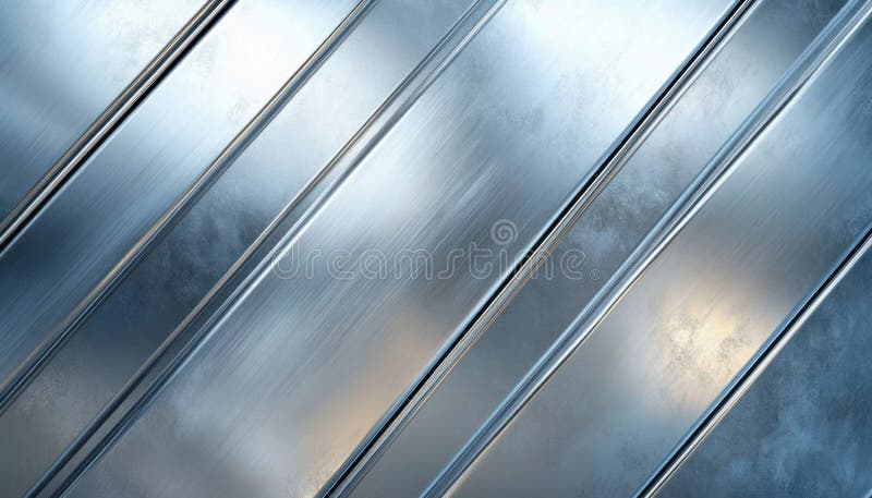 Brushed Metal Surface Showing Diagonal Scratched Lines Texture Stock ...