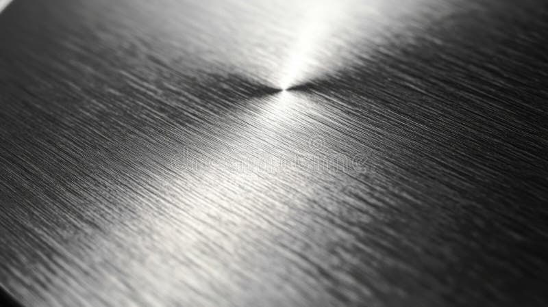 Brushed Metal Surface Texture Showing Light Reflection Stock ...