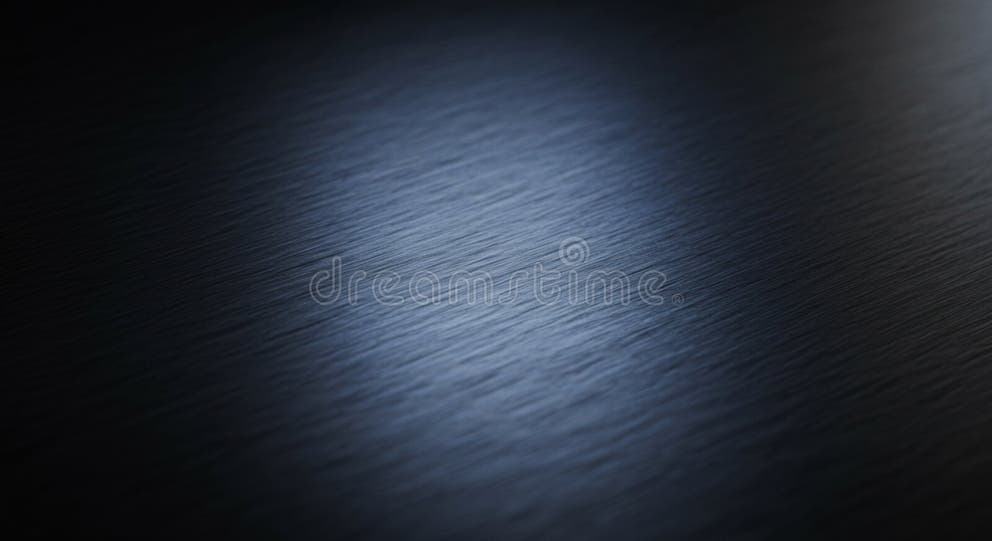 A Brushed Metal Surface is Visible, with a Subtle Radial Light ...