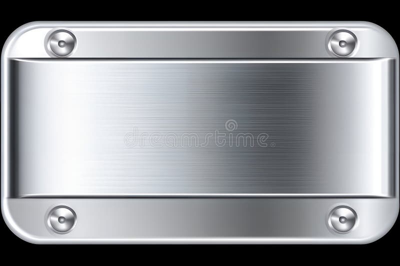 Brushed Metal Texture Background Design Element Silver Steel Plate with ...