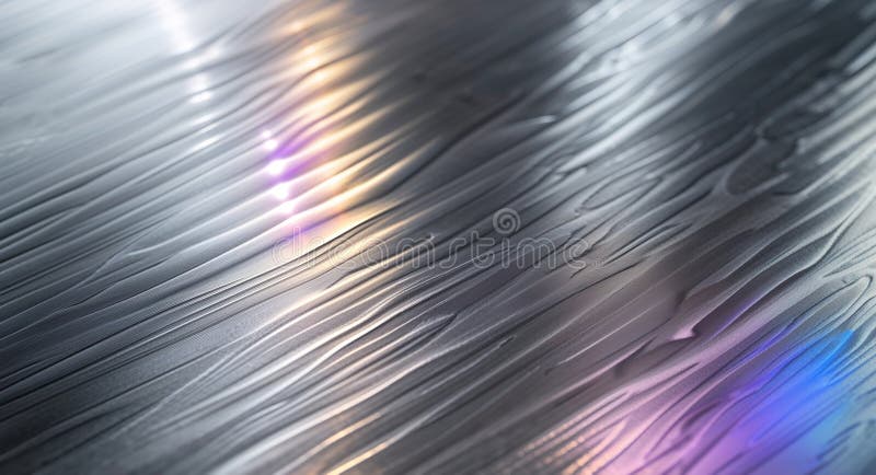 Brushed Metal Texture Background with Gradient Light Reflection Stock ...