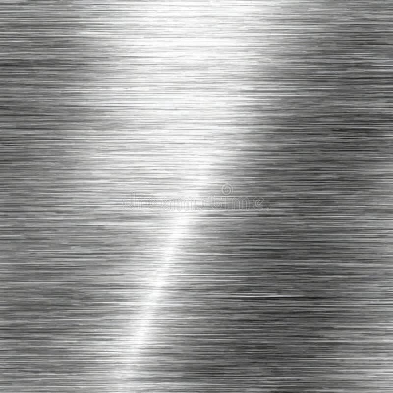 Brushed Metal Texture Background, Grey Silver Steel Stock Illustration ...