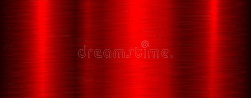 Brushed Metal Texture Background, Red Shiny Lustrous Metallic 3d ...
