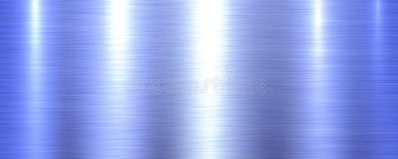 Brushed Metal Texture Background, Shiny Lustrous Blue Metallic Pattern ...