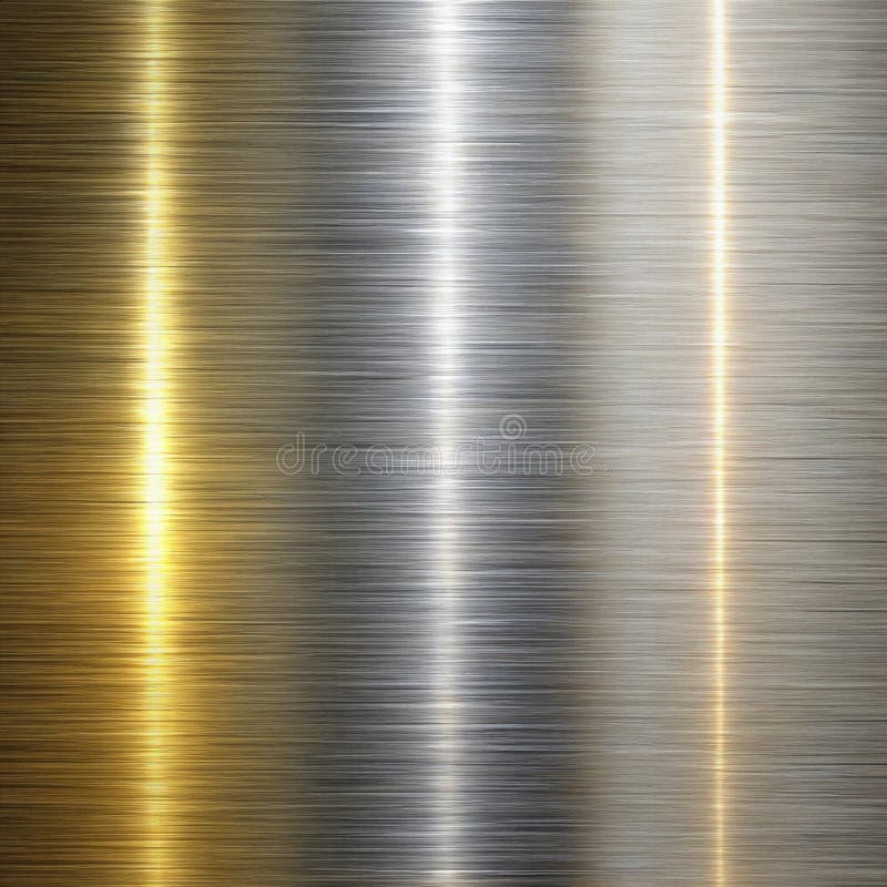 Brushed Metal Texture with Bold Highlights and Shadows Stock ...