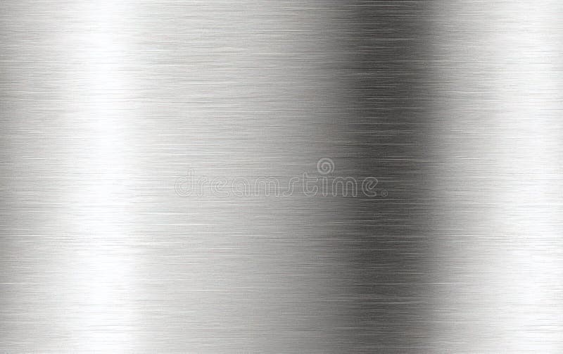 Brushed Metal Texture Features a Smooth, Shiny Surface with Subtle ...
