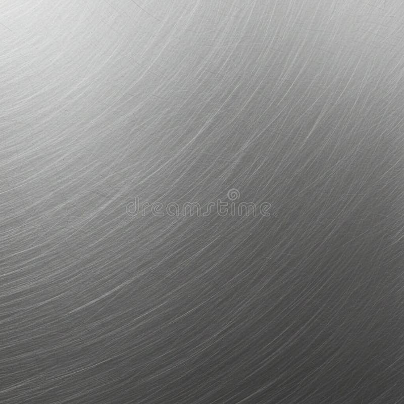 Brushed Metal Texture Featuring Fine, Circular Patterns Etched Onto a ...