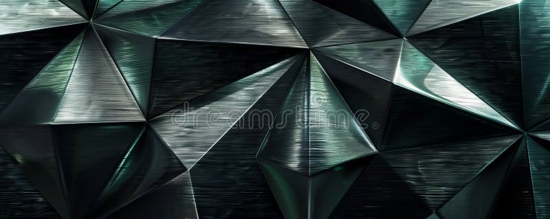 A Brushed Metal Texture with a Geometric Pattern of Intersecting ...