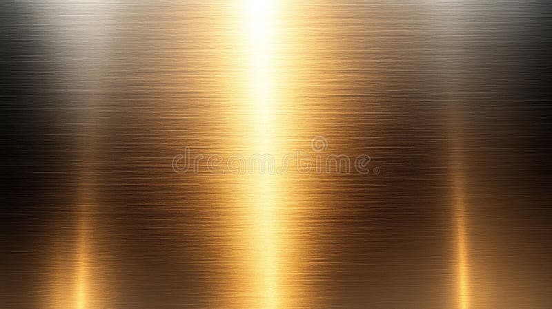 Brushed Metal Texture Gold Brown Gradient Background Stock Illustration ...