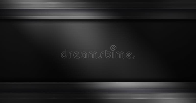Metal Brushed Texture Dark Background Stock Illustration - Illustration ...