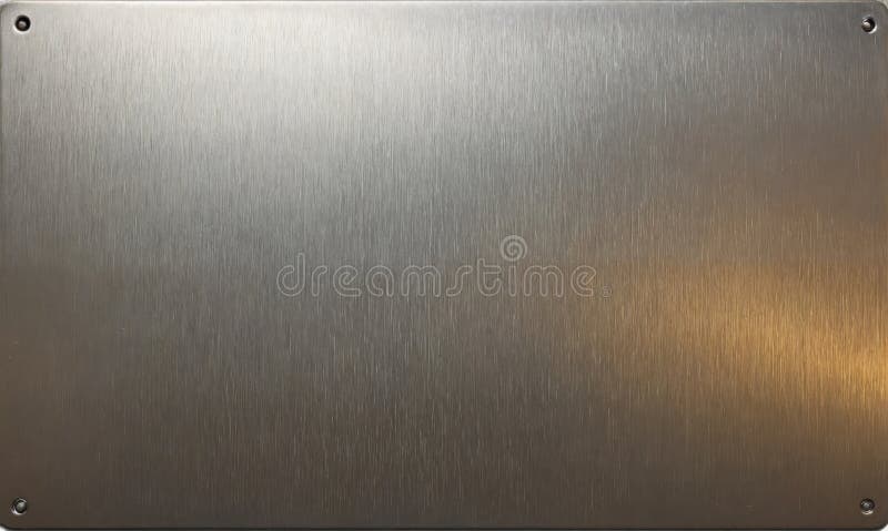 A Brushed Metal Texture with a Light Brown Tint and Small Round Rivets ...