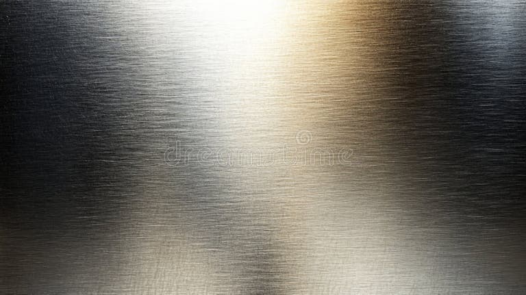 Brushed Metal Texture with Light Gradient Stock Illustration ...