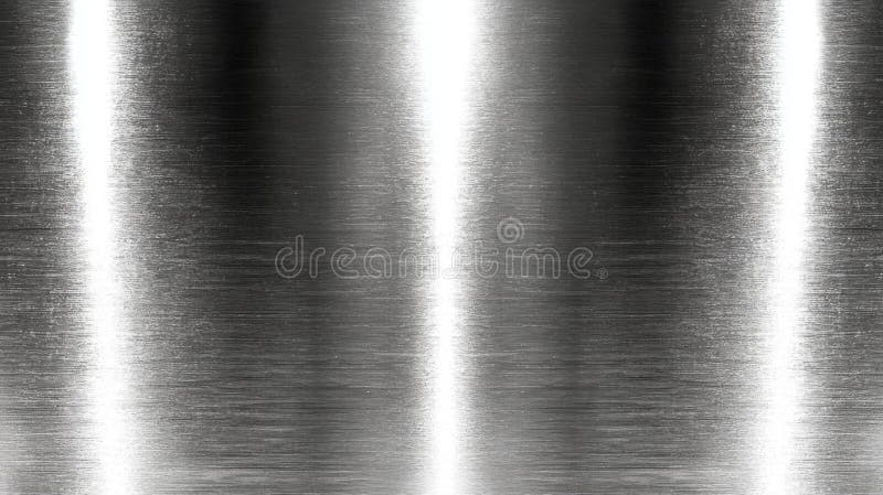 Brushed Metal Texture with Light Reflections Stock Illustration ...