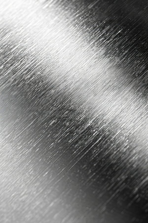 Brushed Metal Texture with a Linear, Scratched Surface. Stock Image ...