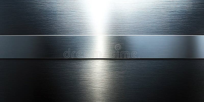 Brushed Metal Texture with Reflective Surface and Subtle Gradient in ...