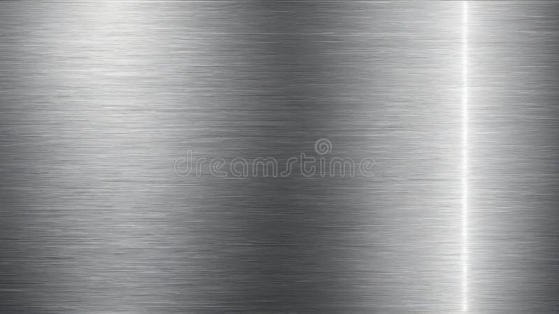 Brushed Metal Texture: Seamless Silver Surface Background Stock Photo ...