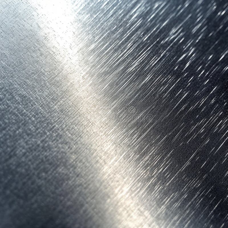 Brushed Metal Texture on a Smooth Silver Colored Steel Plate Surface ...