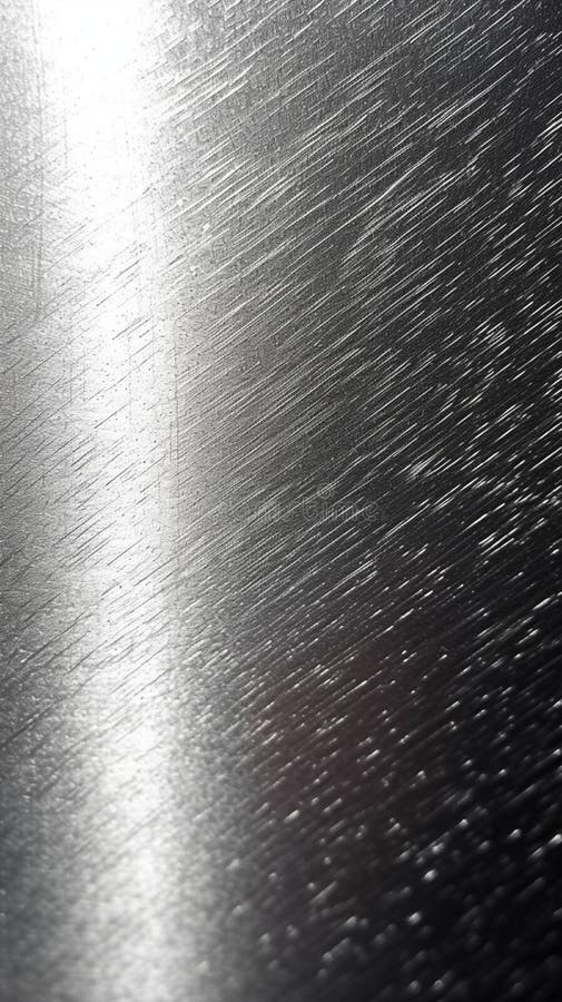 Brushed Metal Texture on a Smooth Silver Colored Steel Plate Surface ...