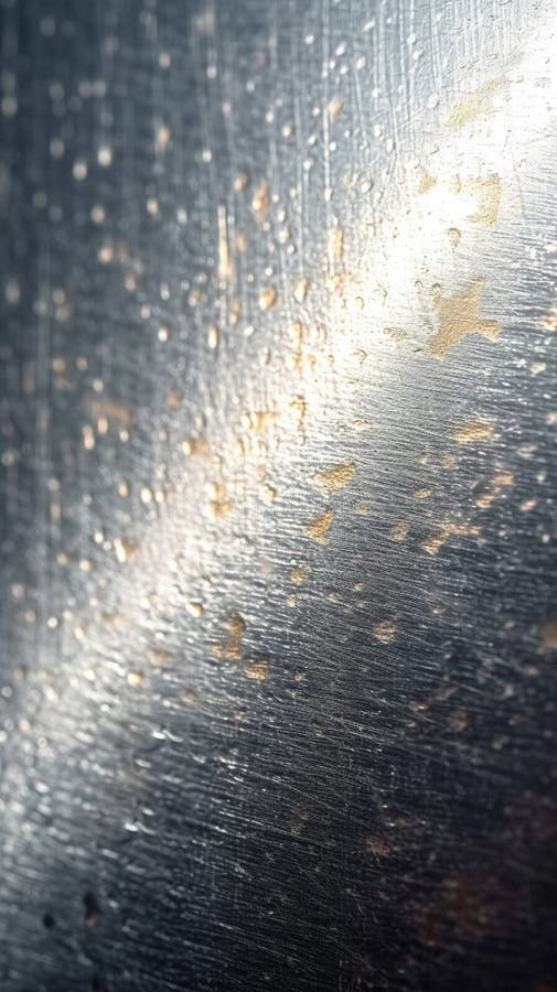 Brushed Metal Texture on a Smooth Silver Colored Steel Plate Surface ...