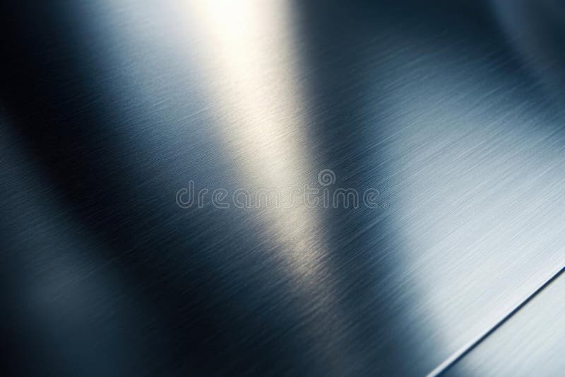 Brushed Metal Texture, a Study in Light and Reflection Stock ...