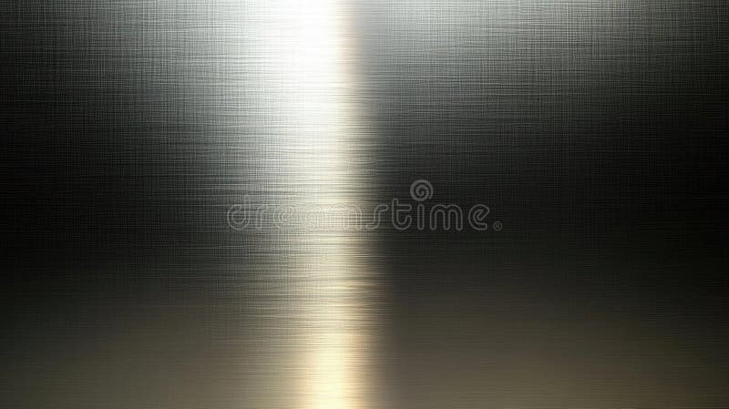Brushed Metal Texture with Vertical Highlight Stock Photo - Image of ...