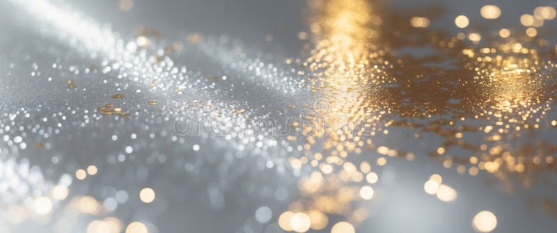 Brushed Silver and Gold Metal Textures with Shimmering Light Reflection Stock Image - Image of ...