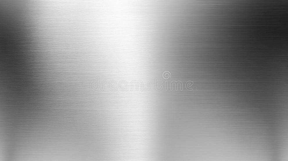 Brushed Silver Metal Texture with Gradual Gradient Stock Illustration ...