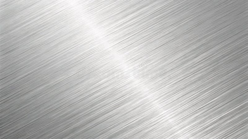 Brushed Silver Metal Texture with Subtle Linear Patterns and Soft ...