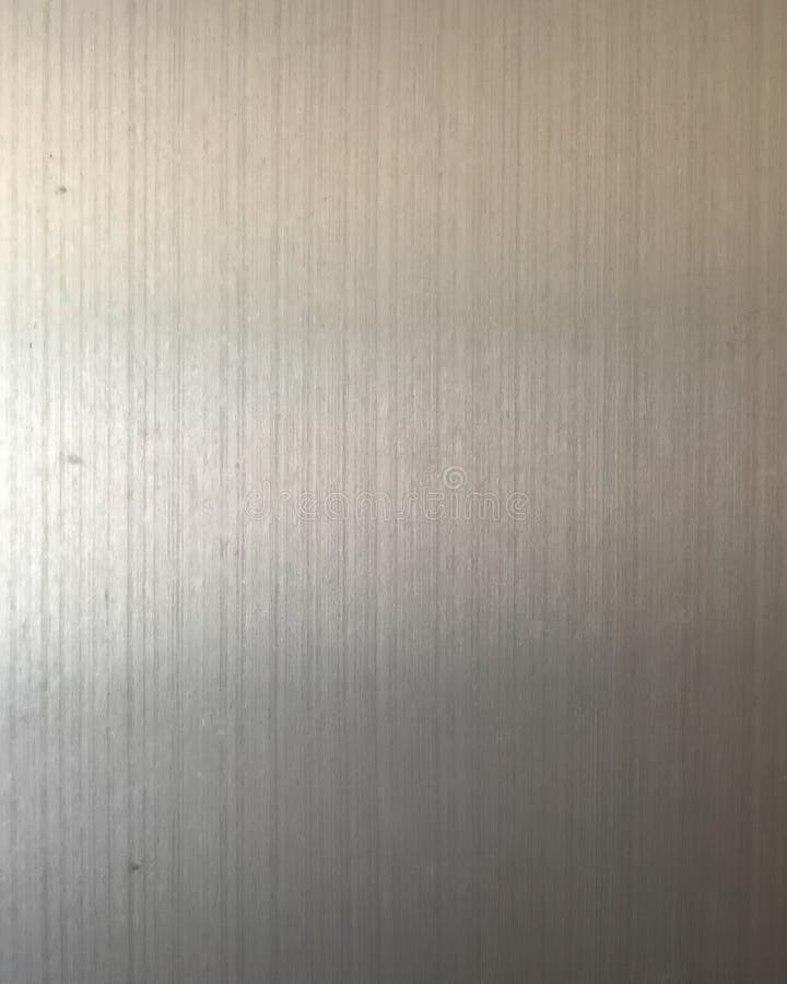 Brushed Silver Metal Texture, Vertical Grain Pattern Background Stock ...