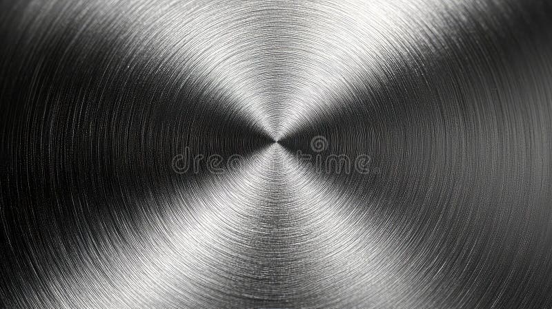 Brushed Stainless Steel Plate with Silver Metal Texture and Light Reflection Stock Photo - Image ...