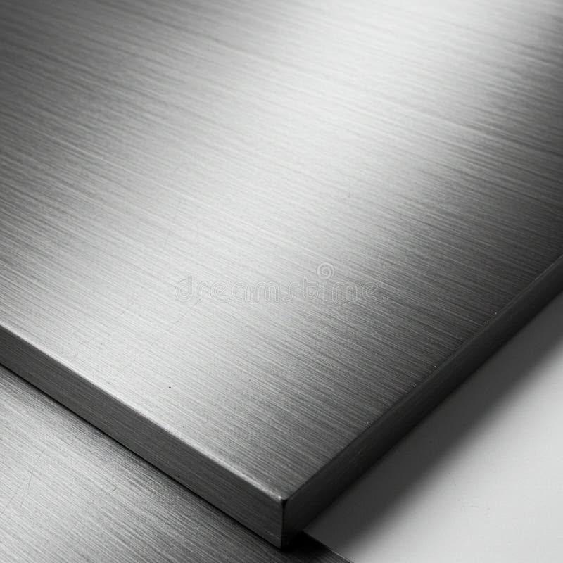 Brushed Stainless Steel Sheets with a Smooth, Matte Finish and Linear ...