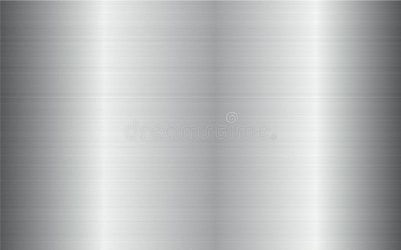 Stainless Steel Technology Background. Silver Chrome Metallic Gradient ...