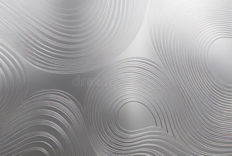 Brushed Texture. Circular Pattern. Generative AI Stock Illustration - Illustration of metallic ...