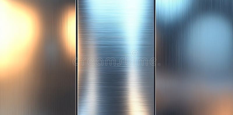 The Brushed Texture of the Reflective Metal Surface Gives Off a Modern ...