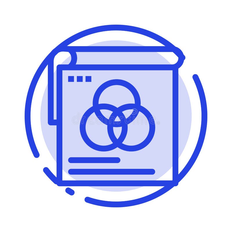 Brusher, Poster, Wallpaper, Fly Blue Dotted Line Line Icon Stock Vector ...