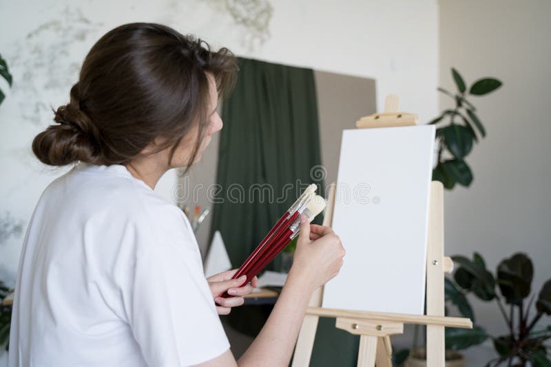 Brushes for Drawing. Artist& X27;s Tools Stock Photo - Image of drawing ...