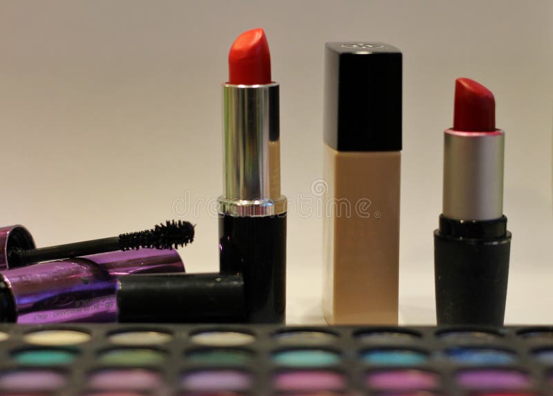 Still life of make-up stock image. Image of eyes, seductive - 140412775