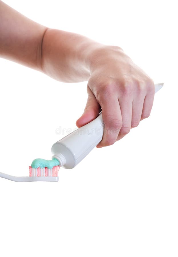 Brushing teeth stock image. Image of white, lifestyle - 58227859