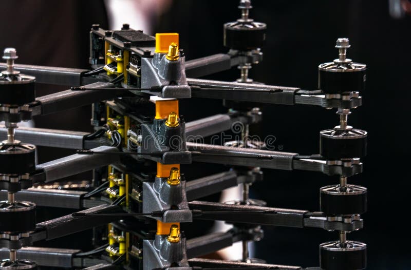 Brushless Motors for FPV Drones. FPV Drones Batch Stock Image - Image ...