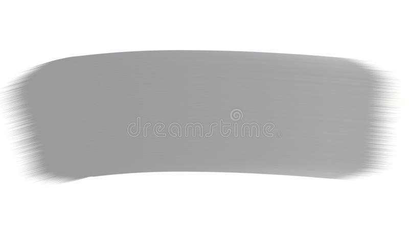 Brushstroke with Gray Paint with a Hard Brush Texture of the Brush ...