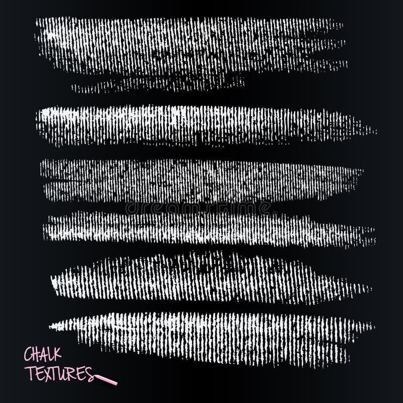Chalk Marks and Coal. Dynamic Vector Brush on the Blackboard ...