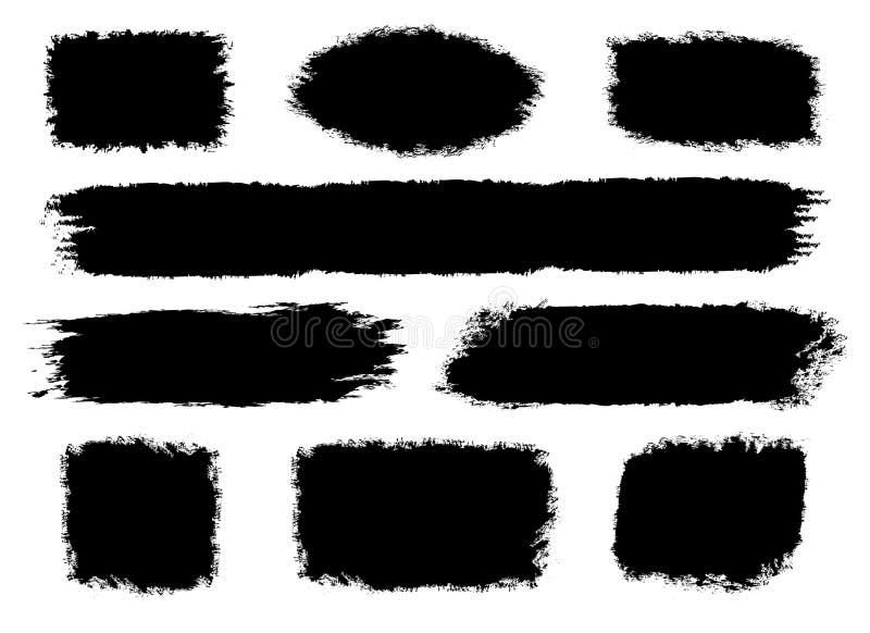 Brushstroke scratch shapes stock vector. Illustration of graphic ... Brushstroke scratch shapes stock vector. Illustration of graphic ...