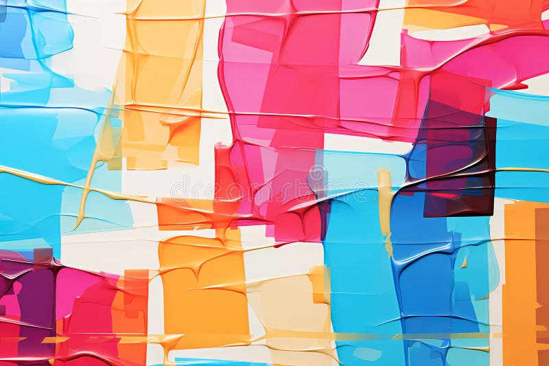 Brushstrokes and Colorful Lines: Watercolor and Crayon Blend Pattern ...