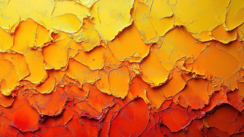 Brushstrokes Create Warm Texture with Impasto Technique and Bold Color ...