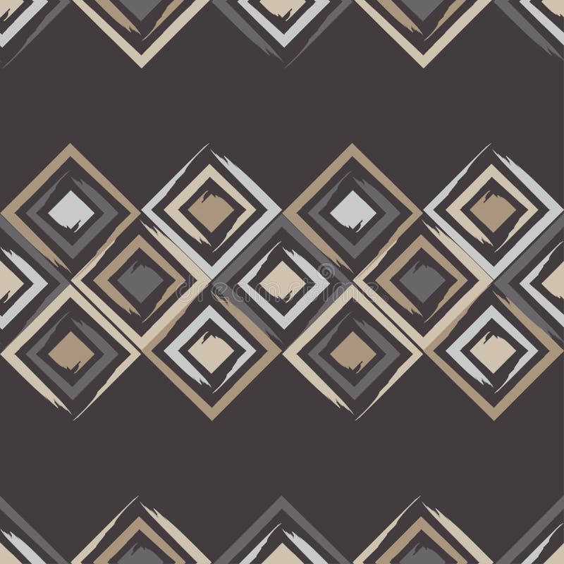 Brushwork. Seamless Geometric Pattern. Bright Colors and Simple Shapes ...