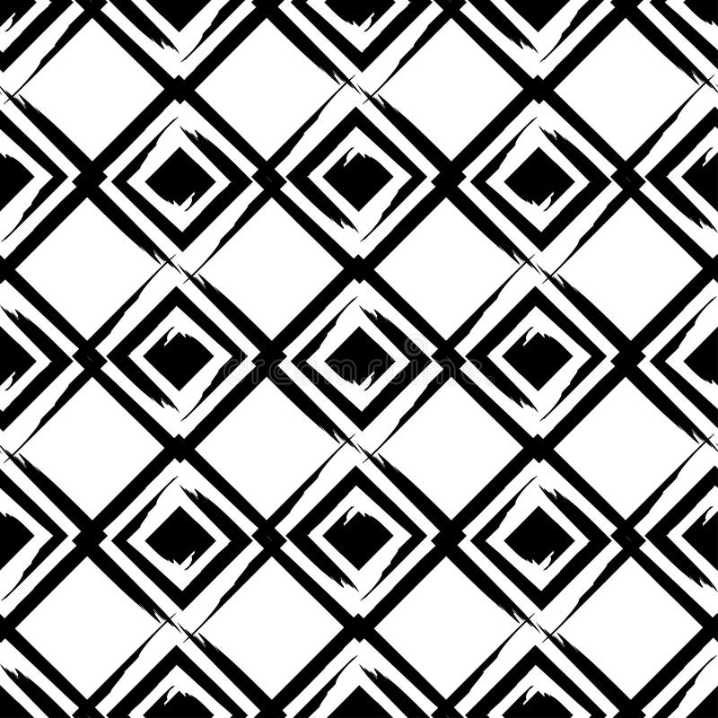 Brushwork. Seamless Geometric Pattern. Bright Colors and Simple Shapes ...