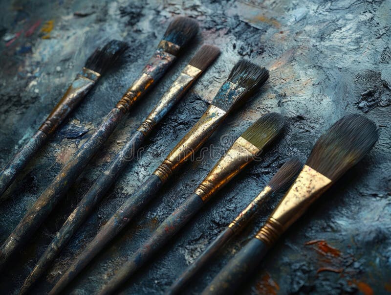 Bruss on Table stock image. Image of table, drawing - 379077061