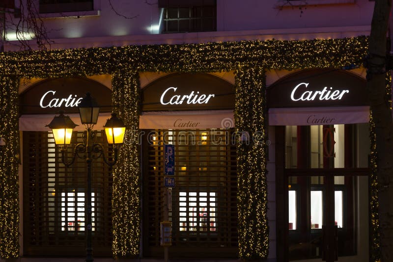 Brussels, Brussels/belgium - 13 12 18: Cartier Store Sign in Brussels ...